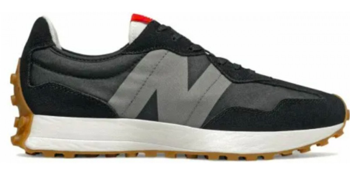 New Balance WS 327 черные с коричневым